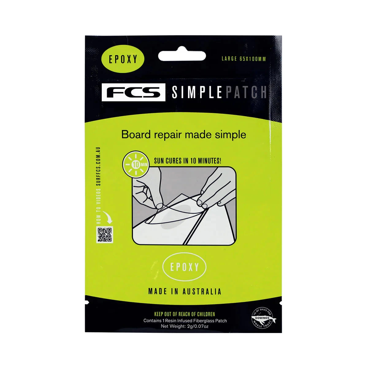 FCS Simple Patch Repair Patch - Epoxy Large